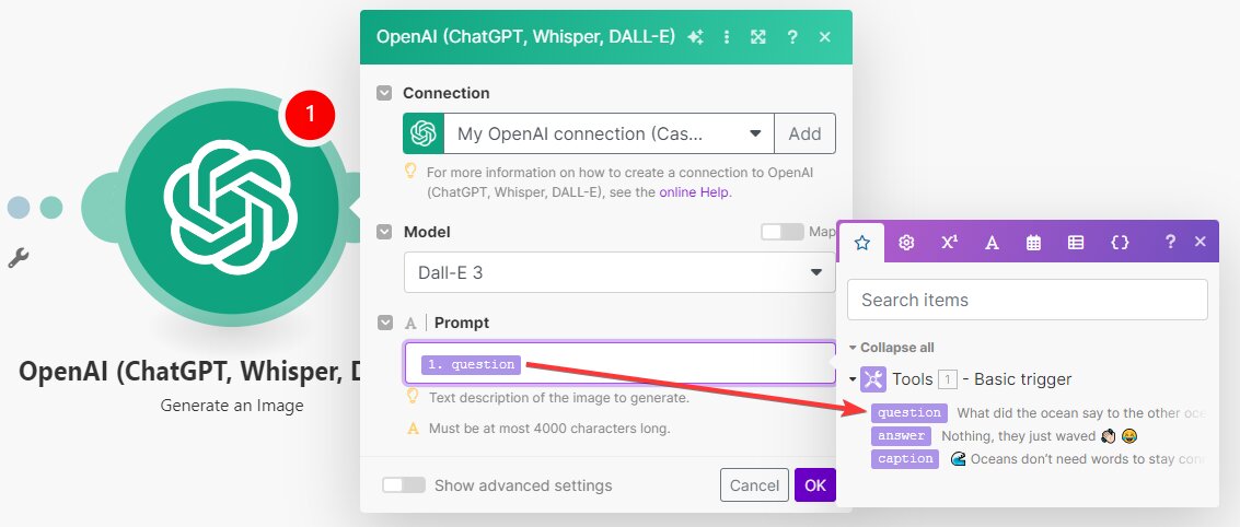 How to Create Videos with DALL·E Images using Make.com - Creatomate